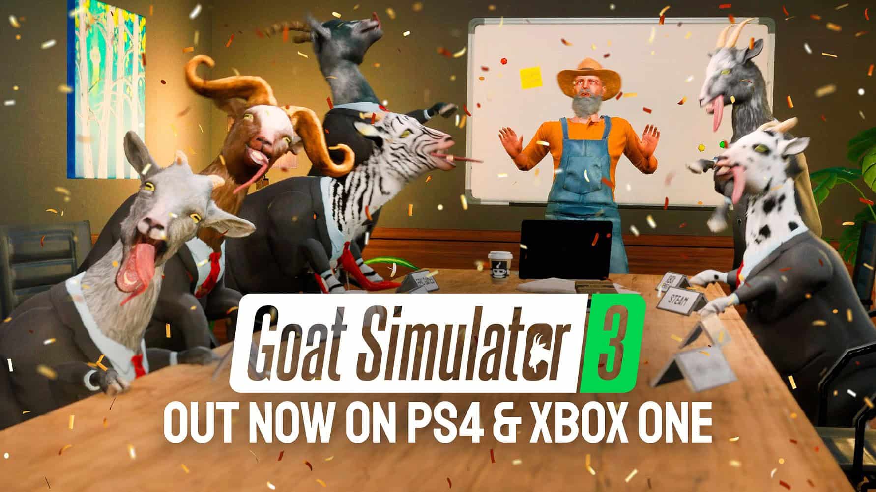 Goat Simulator 3 chega ao PS4 e Xbox One - Última Ficha