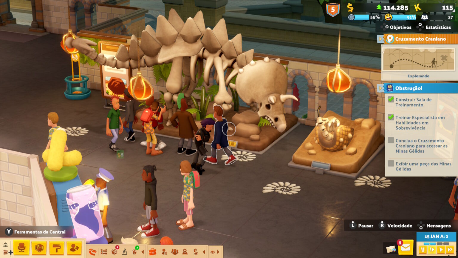 Análise: Two Point Museum - Nintendo Switch 2 - Última Ficha