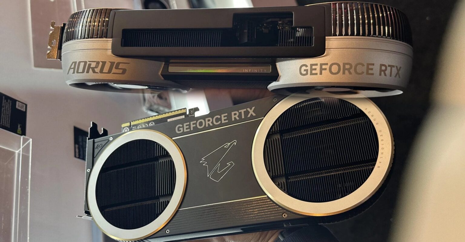 Gigabyte revela a AORUS GeForce RTX 5090 Infinity na CES 2026 - Última ...