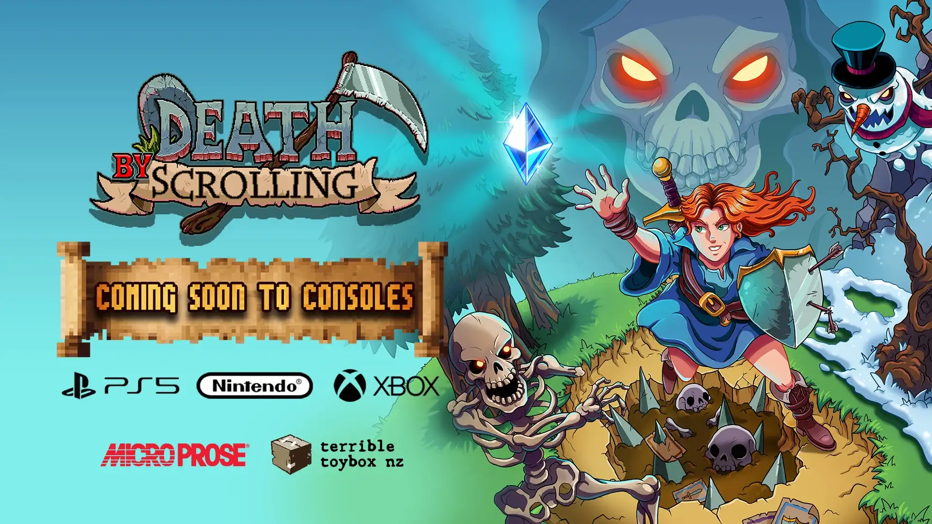 Death By Scrolling: Data de lançamento no PS5, Xbox e Switch