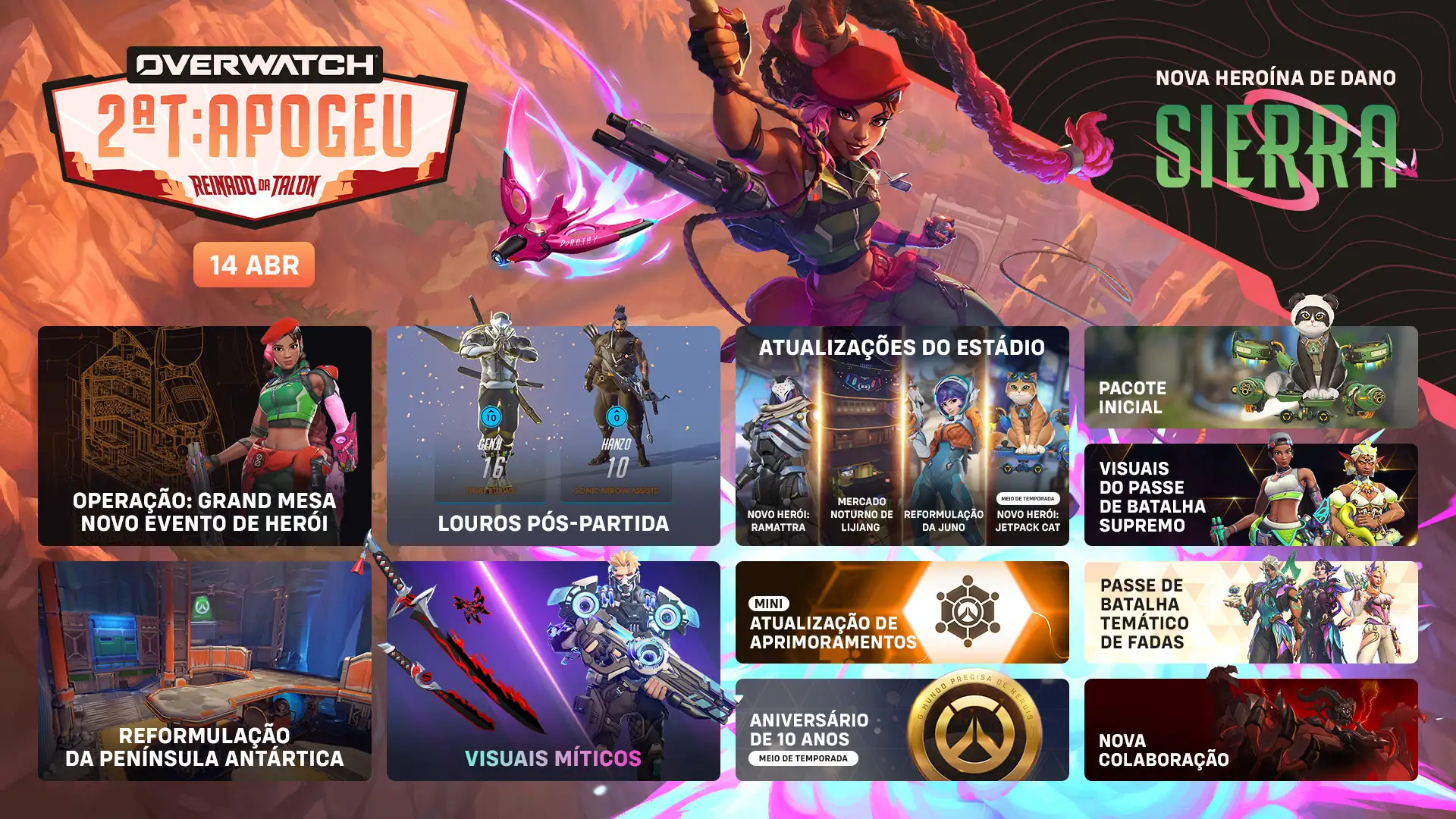 Overwatch: Temporada 2 adiciona Sierra e versão para Switch 2