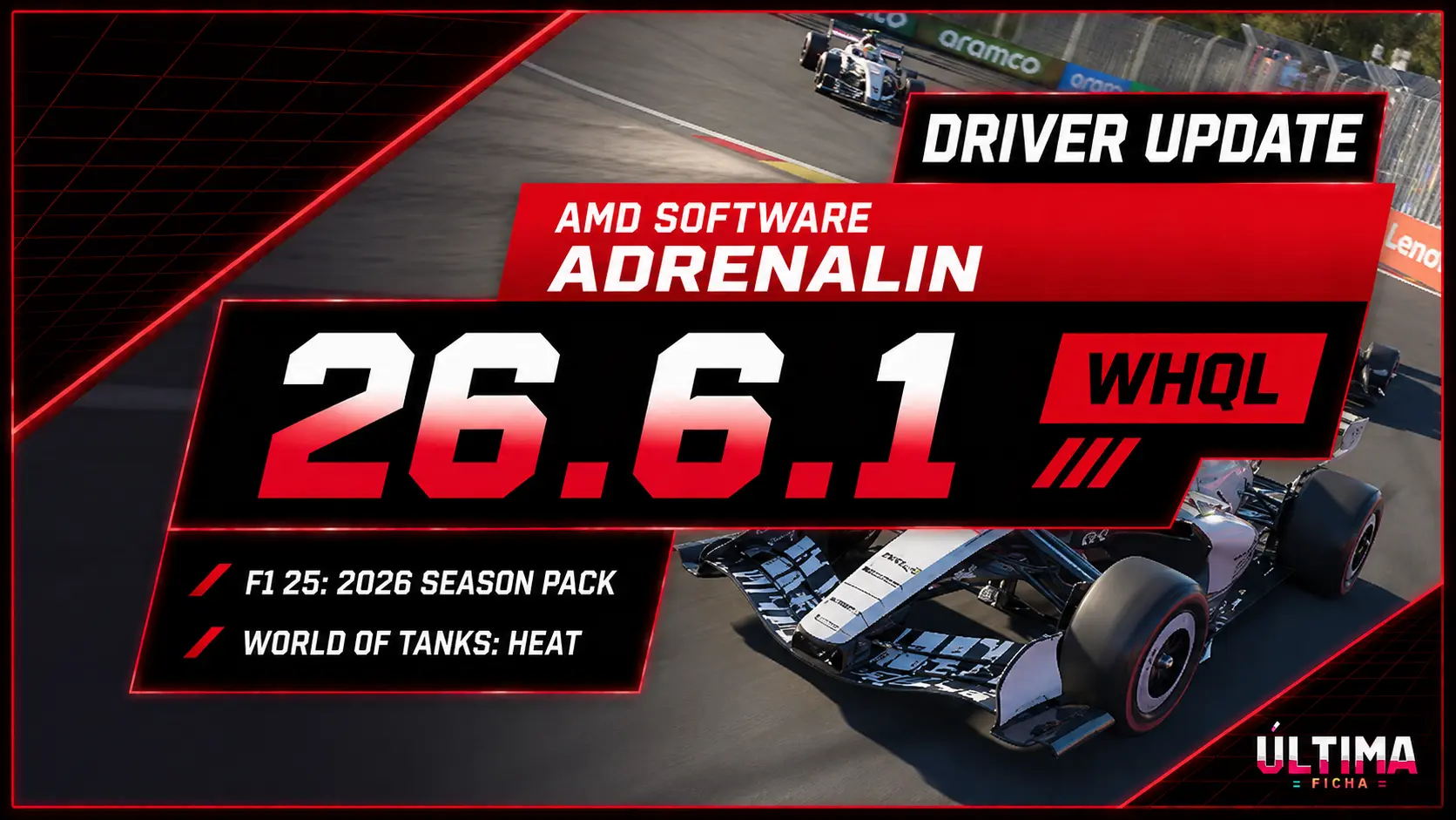 AMD libera drivers Adrenalin com correções para grandes games